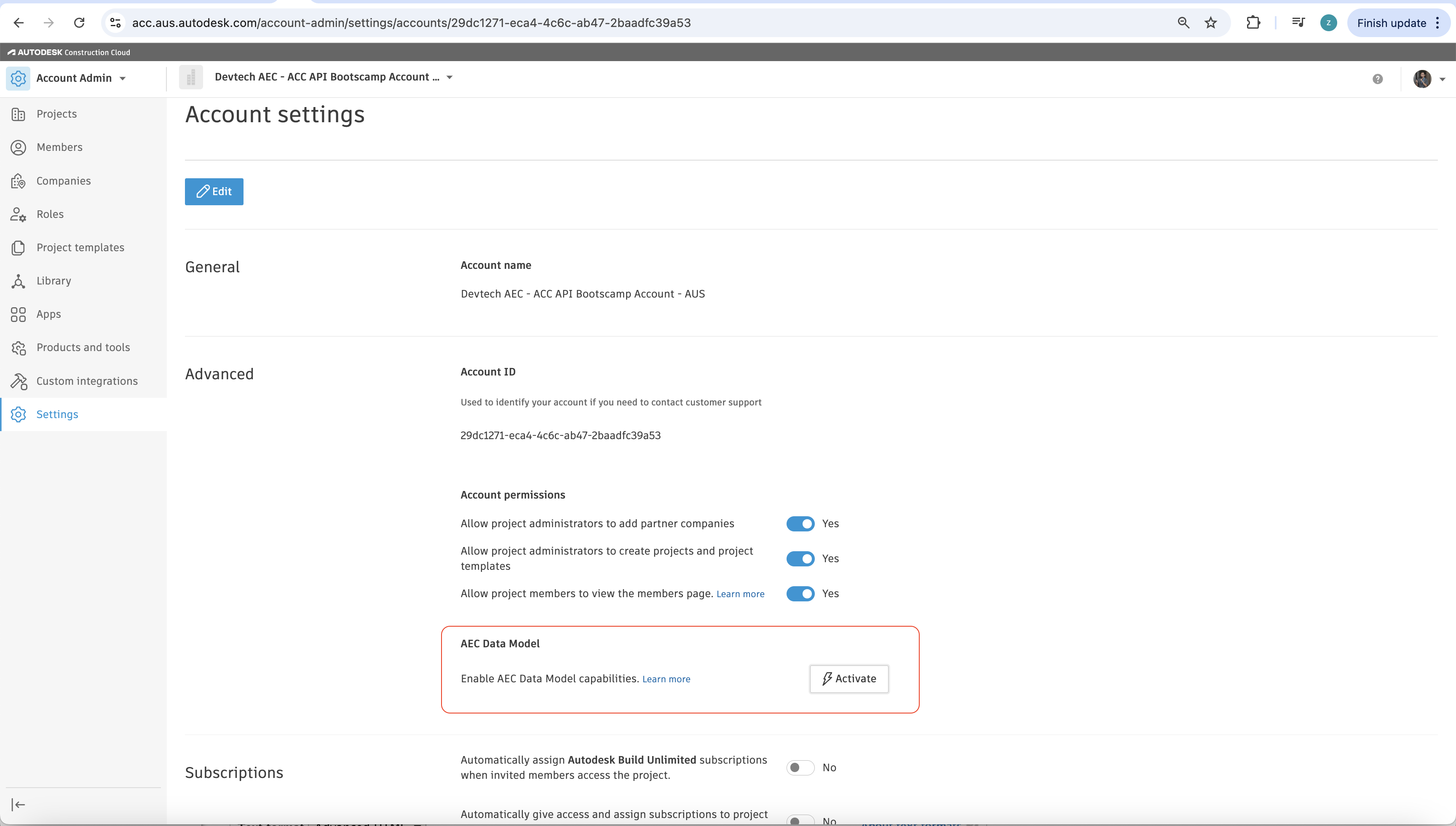 AEC Data Model is Now Available in Australia Region and Trial | Autodesk Platform Services